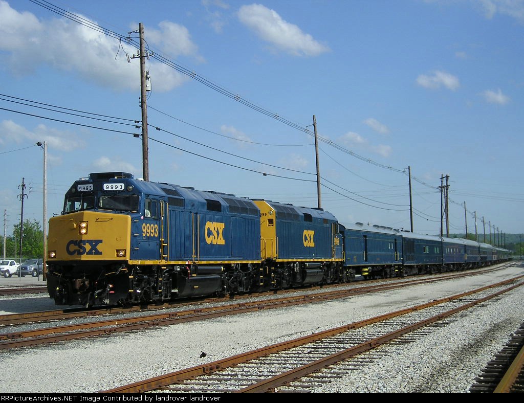 CSXT 9993 On The Derby Train